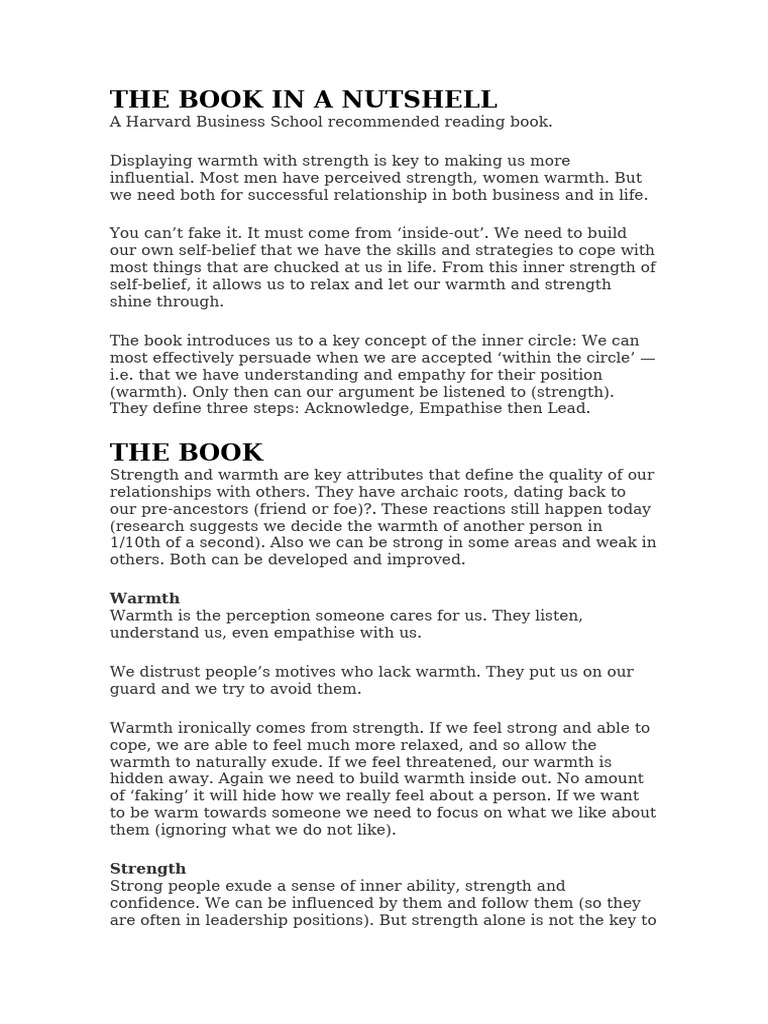 Mi Resumen de Compelling People | PDF | Parenting | Nonverbal Communication
