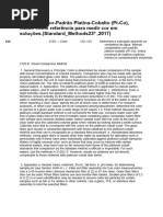 Color Determination in Water Samples | PDF | Spectrophotometry | Water ...