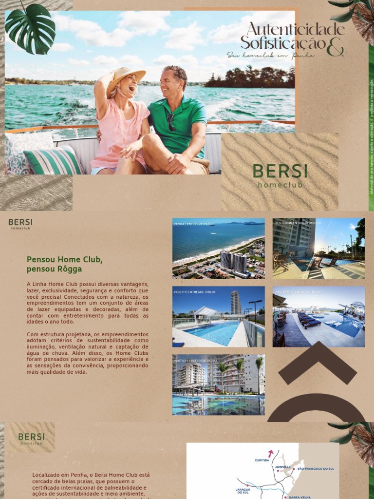 Bersi Home Club: Lazer e Conforto em Penha | PDF