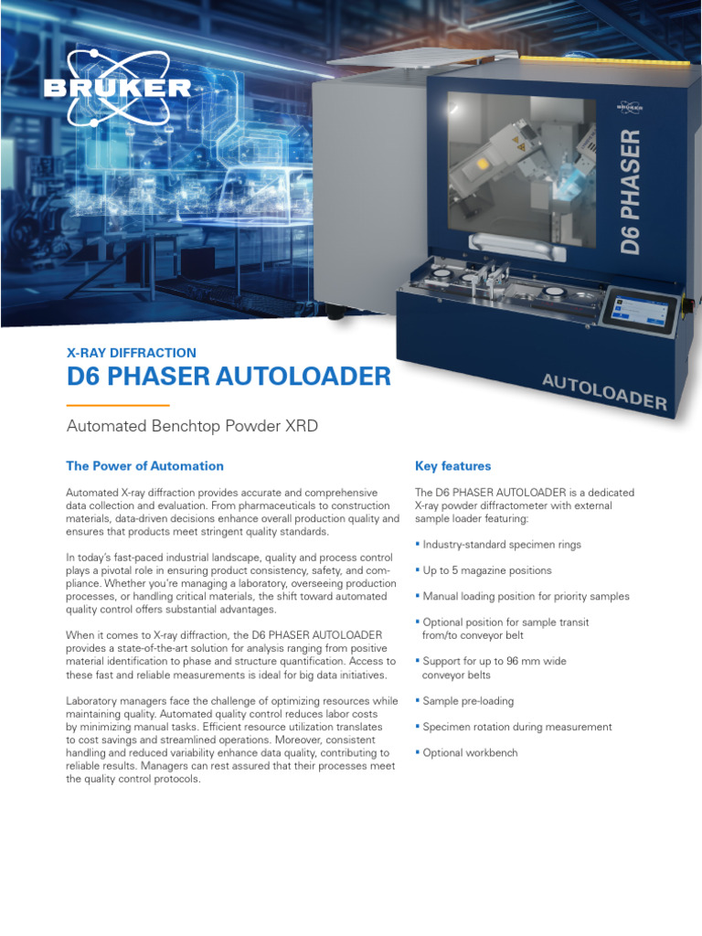d6 Phaser Autoloader Spec Sheet Doc s88 Exs058 High | PDF | Regulatory Compliance | Sampling ...