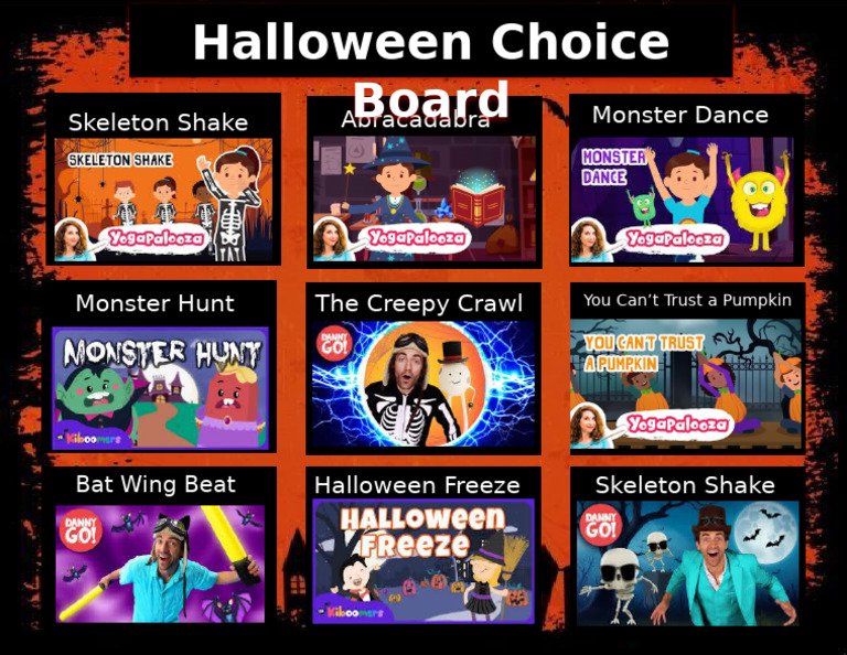 Halloween Choice Board | PDF