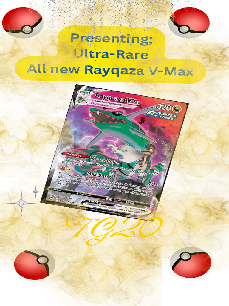 Rayquaza V MAX TG20 | PDF