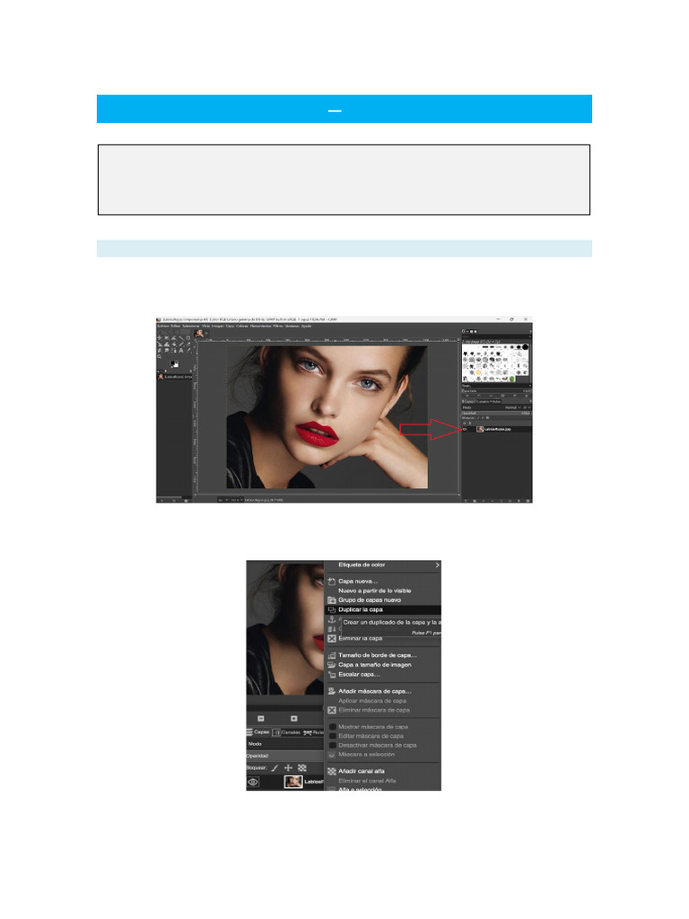 Sa3. Tarea 5. Gimp - Nivel Avanzado | PDF