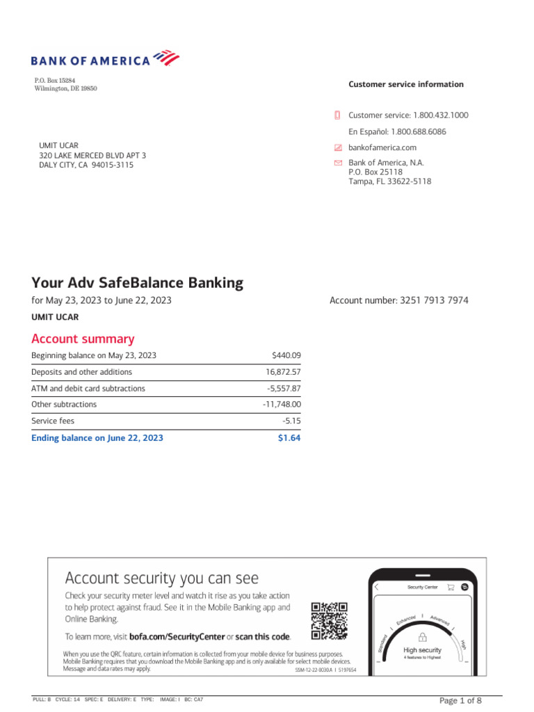 Cricket Wireless Customer Service Info | PDF | Banks | Receipt