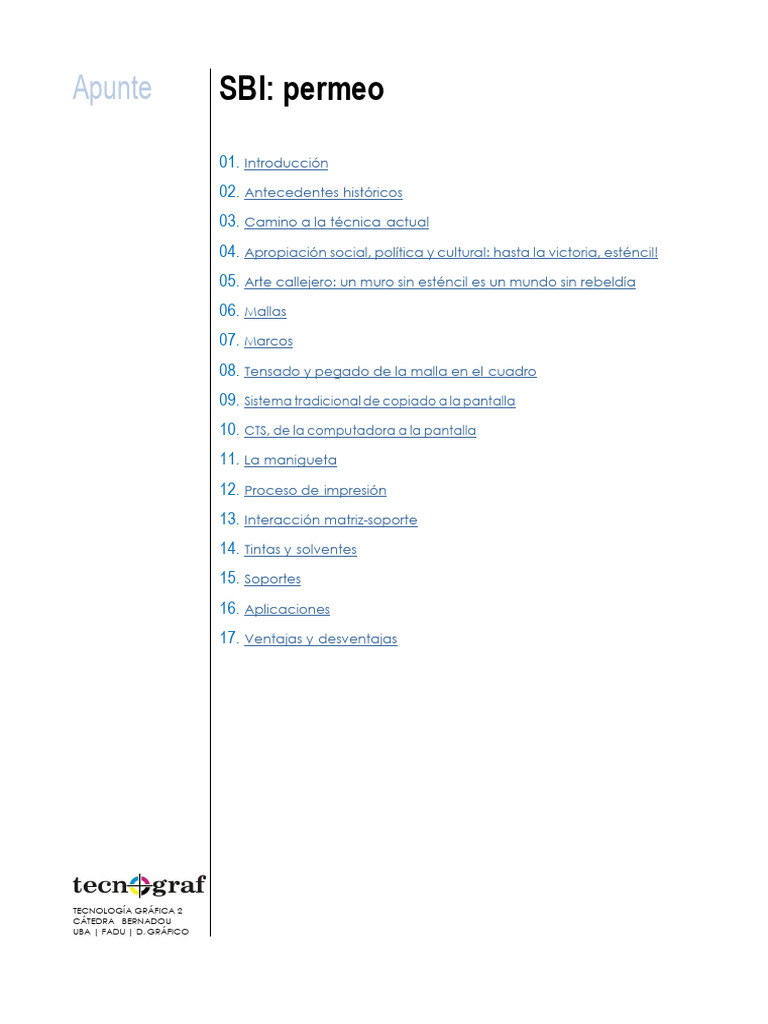 SBI Permeo - Apunte | PDF | Textiles | Pigmento