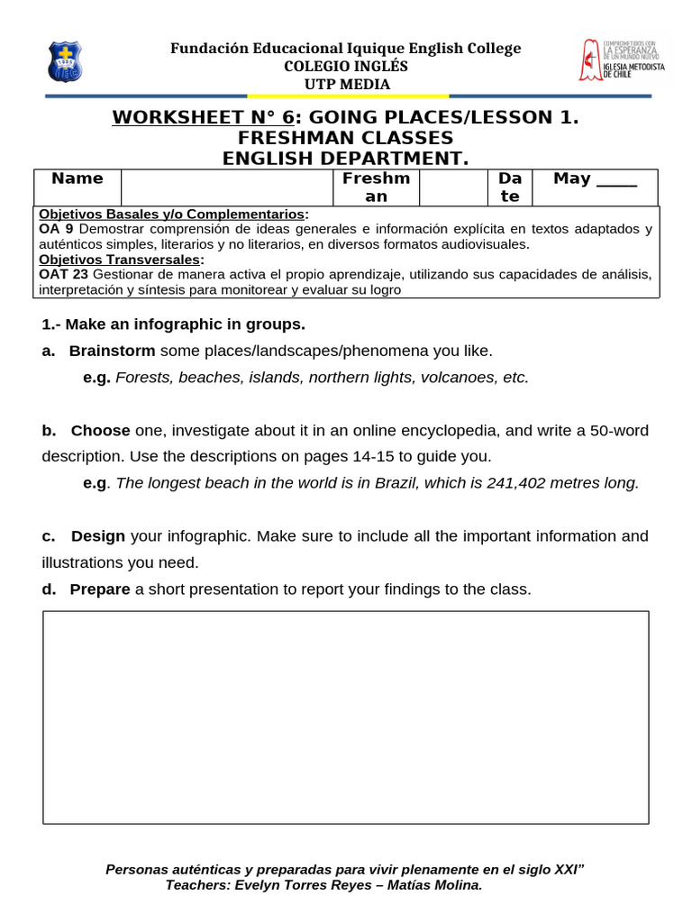 English College Freshman Worksheets | PDF