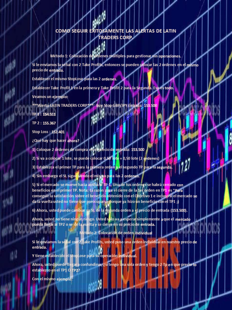 Como Seguir Exitosamente Las Alertas de Latin Traders Corp. | PDF ...