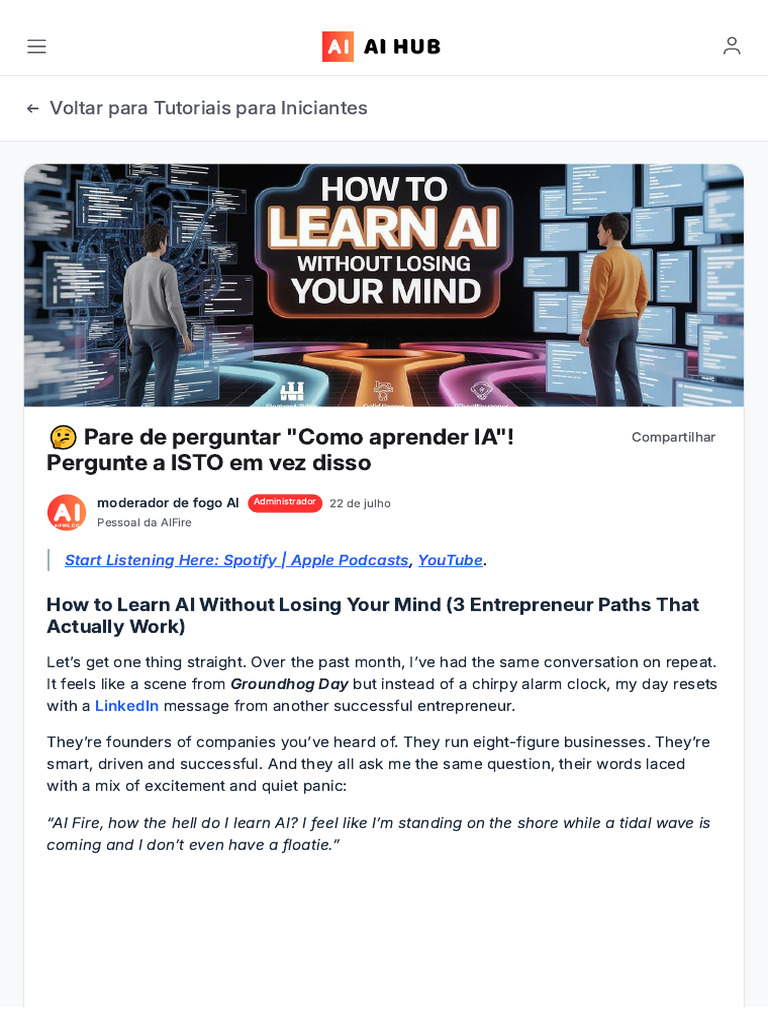 ? Stop Asking - How To Learn AI - ! Ask THIS Instead - AI Fire | PDF ...