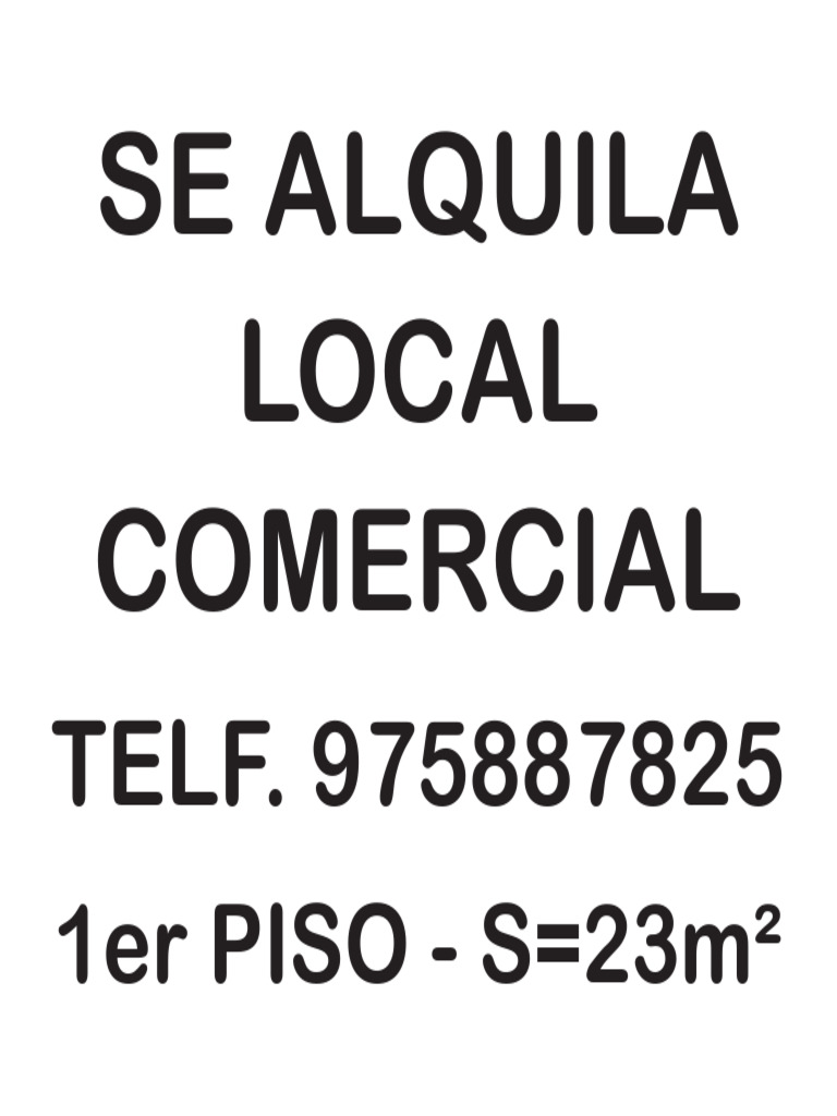 Cartel Se Alquila | PDF