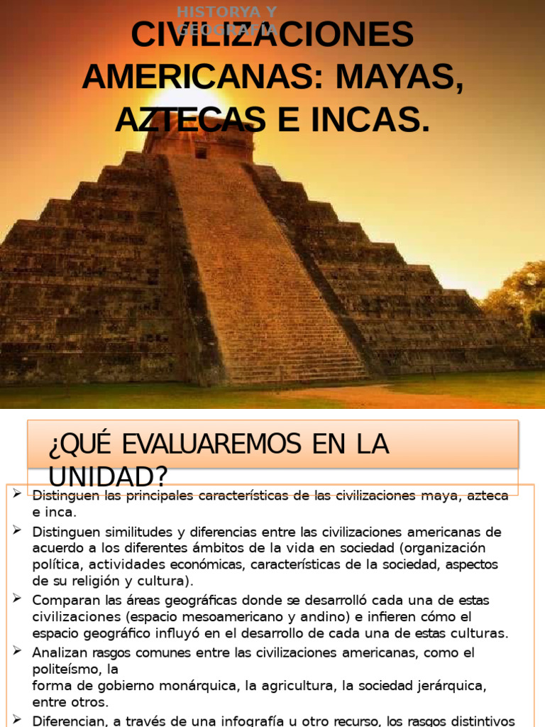 Civilizaciones Americanas | PDF | Imperio Inca | Civilización maya