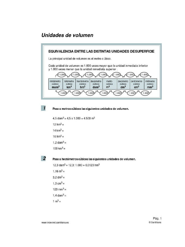 Conversiones Al Metro Cúbico | PDF