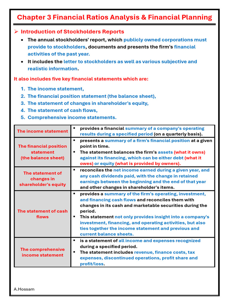 Financial Ratios and Analysis Guide | PDF | Leverage (Finance) | Equity ...