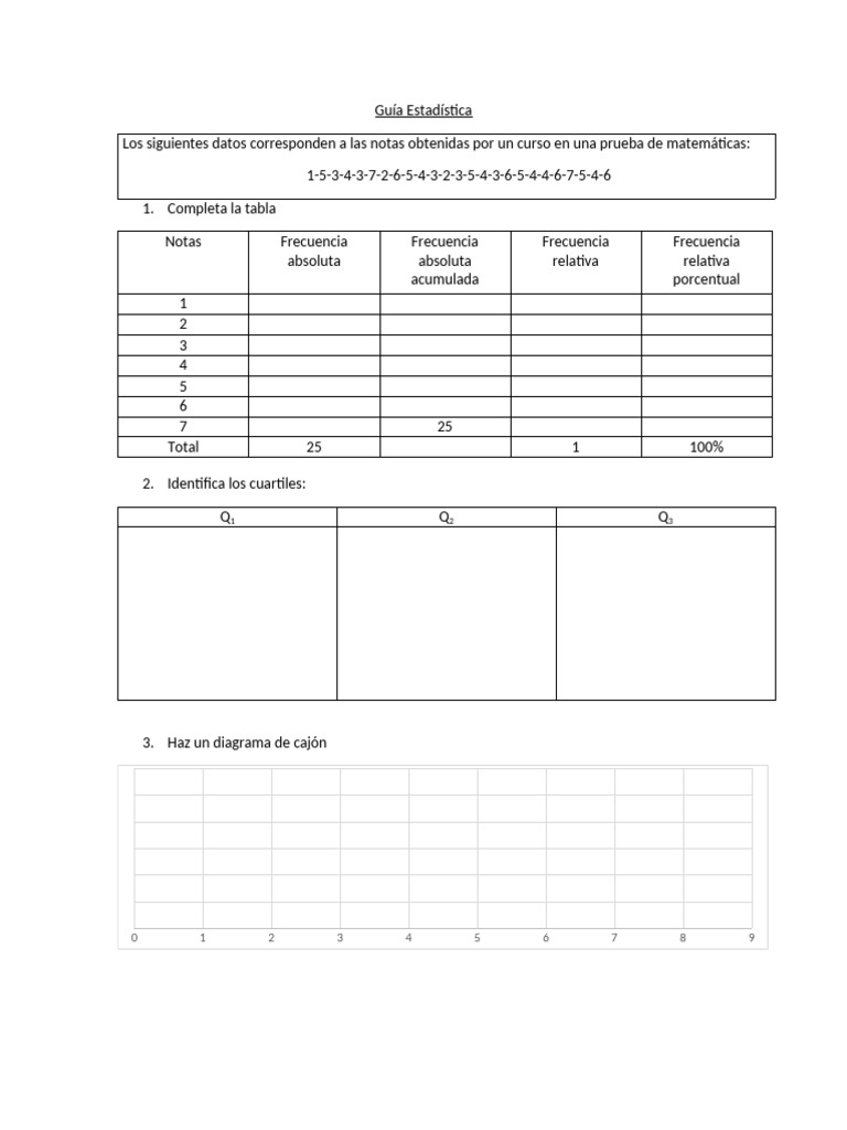 Profe Nati Guia Estadistica 8 Vo | PDF