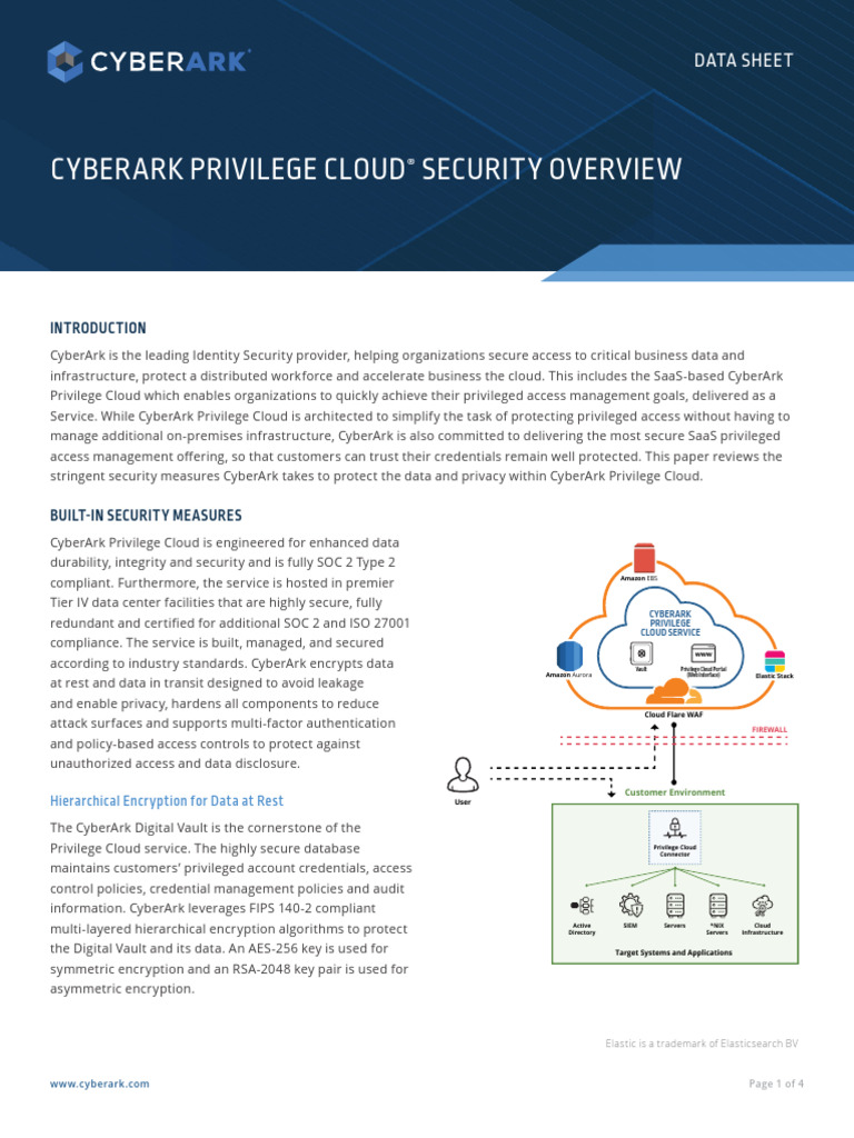 0 - Privilege Cloud Security Datasheet | PDF | Cloud Computing | Security