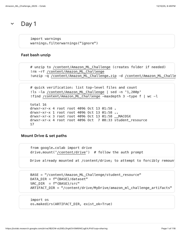 Amazon_ML_Challenge_2025 - Colab | PDF | Foods