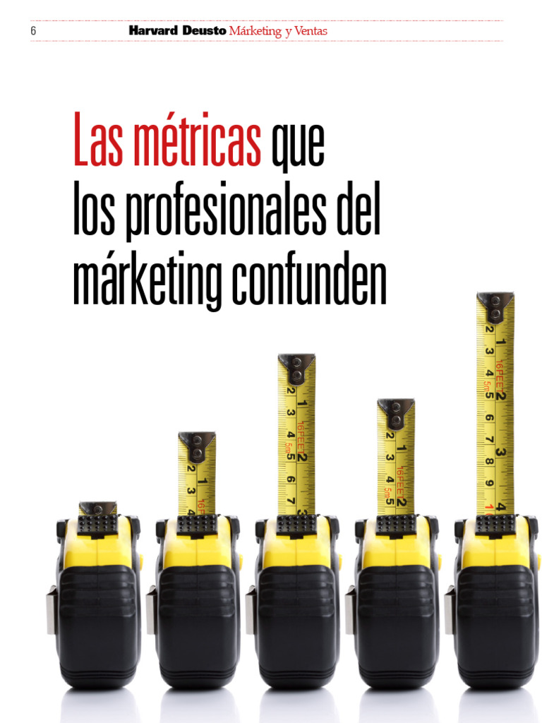 T H D 16 Metricas Que en MKT Se Confunden Bendle Bagga | PDF | Mercado ...