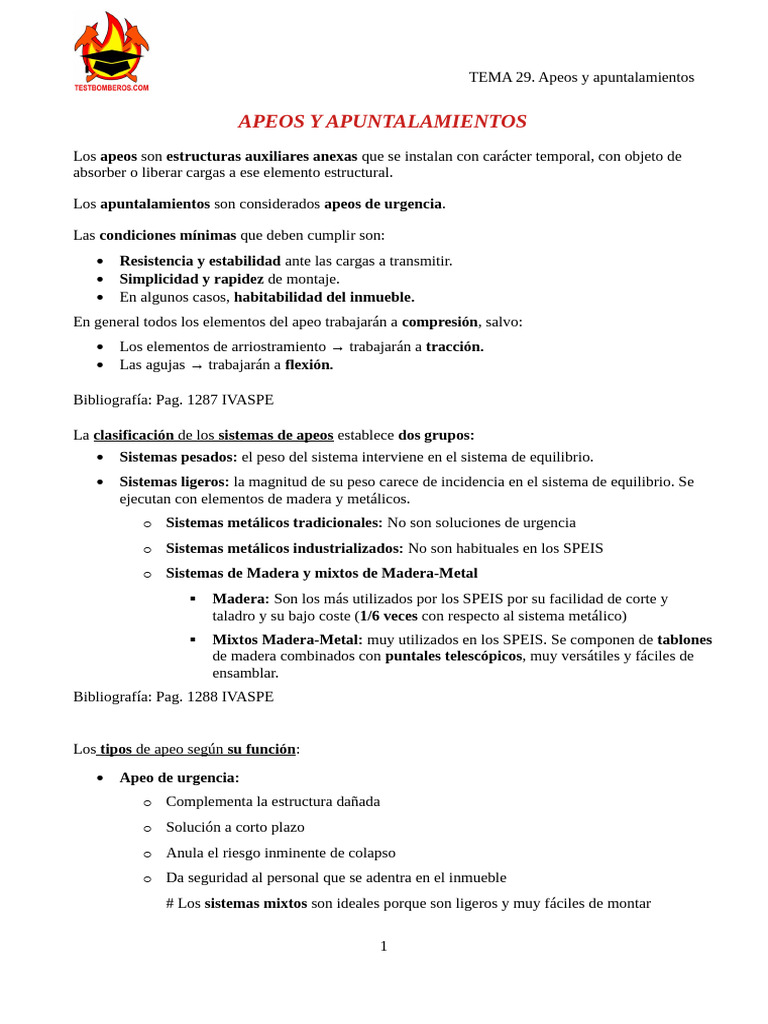 Sistemas de Apeos y Apuntalamientos | PDF | Bóveda (Arquitectura ...