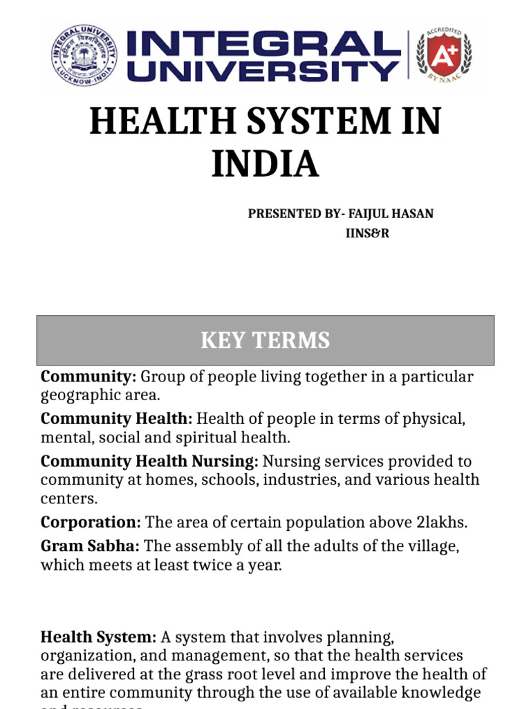 Health System in India | PDF