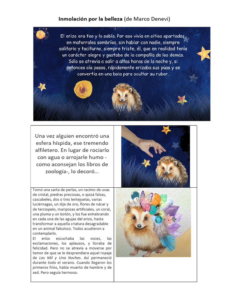 Inmolación Por La Belleza - Adaptación | PDF