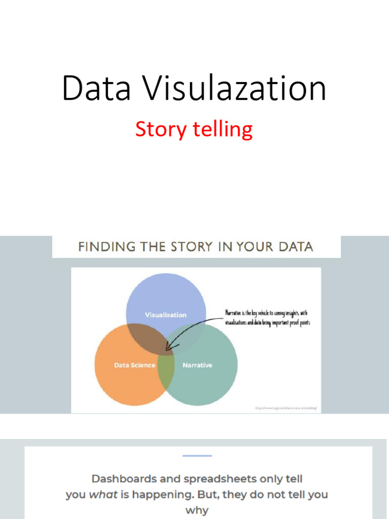 Data Vis Lect2 Story Telling | PDF | Color | Typefaces