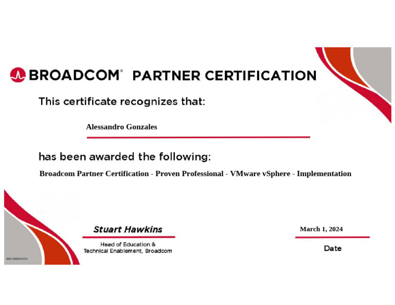 Broadcom VMware vSphere Certification Guide | PDF