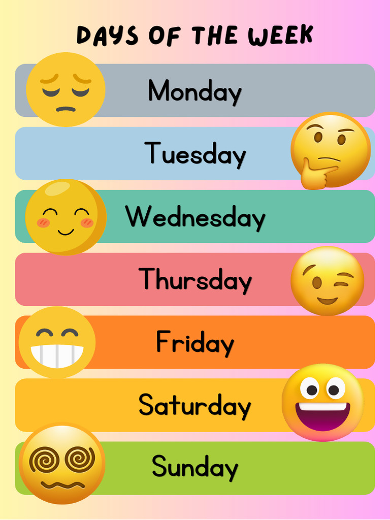 Days of Week | PDF