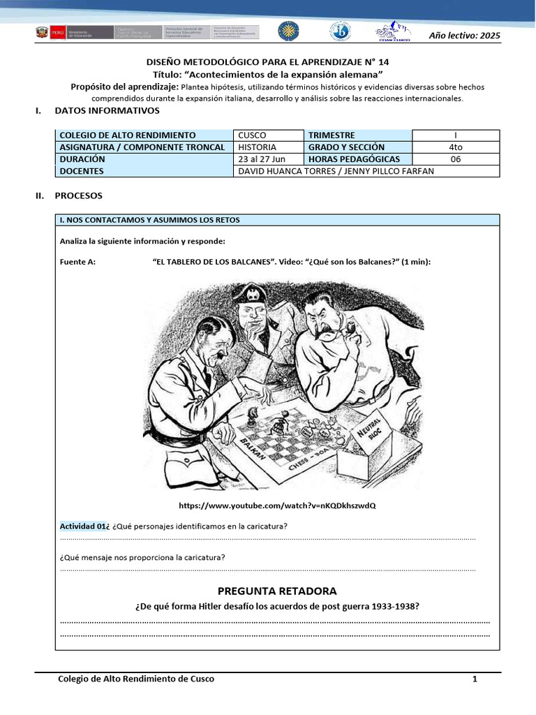 Dmpa 14 Historia U4 | PDF | Alemania nazi | Adolf Hitler