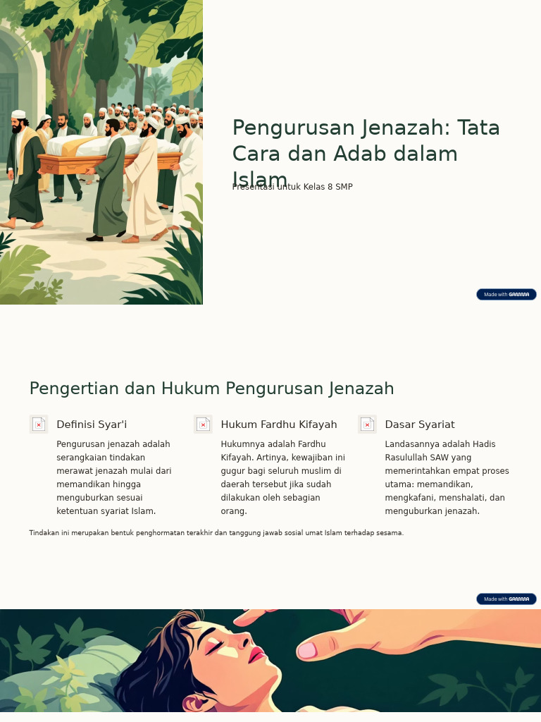 Tata Cara Pengurusan Jenazah Islam | PDF