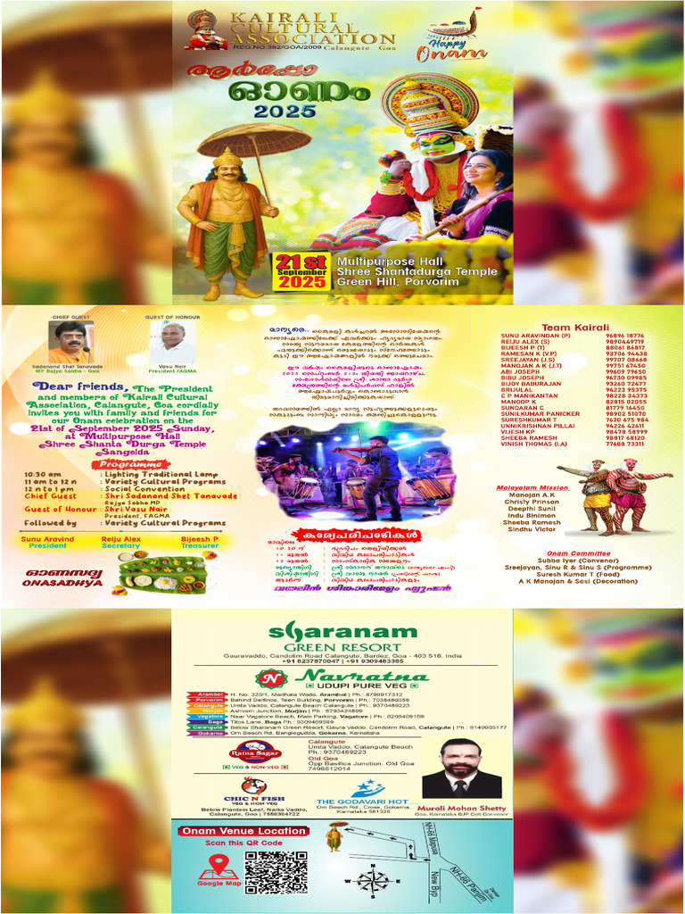 Kairali Onam GreenHill Porvorim | PDF