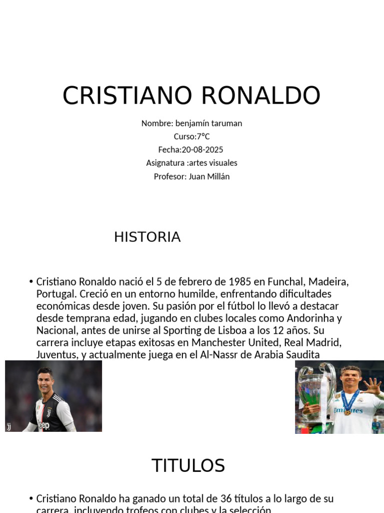 Cristiano Ronaldo 7moc | PDF