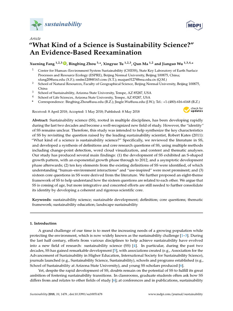Sustainability-10-01478-V 5 | PDF | Science | Inquiry