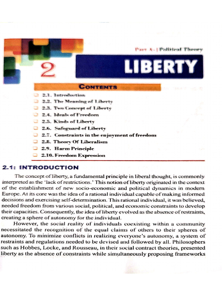 Unit 2 - Liberty | PDF