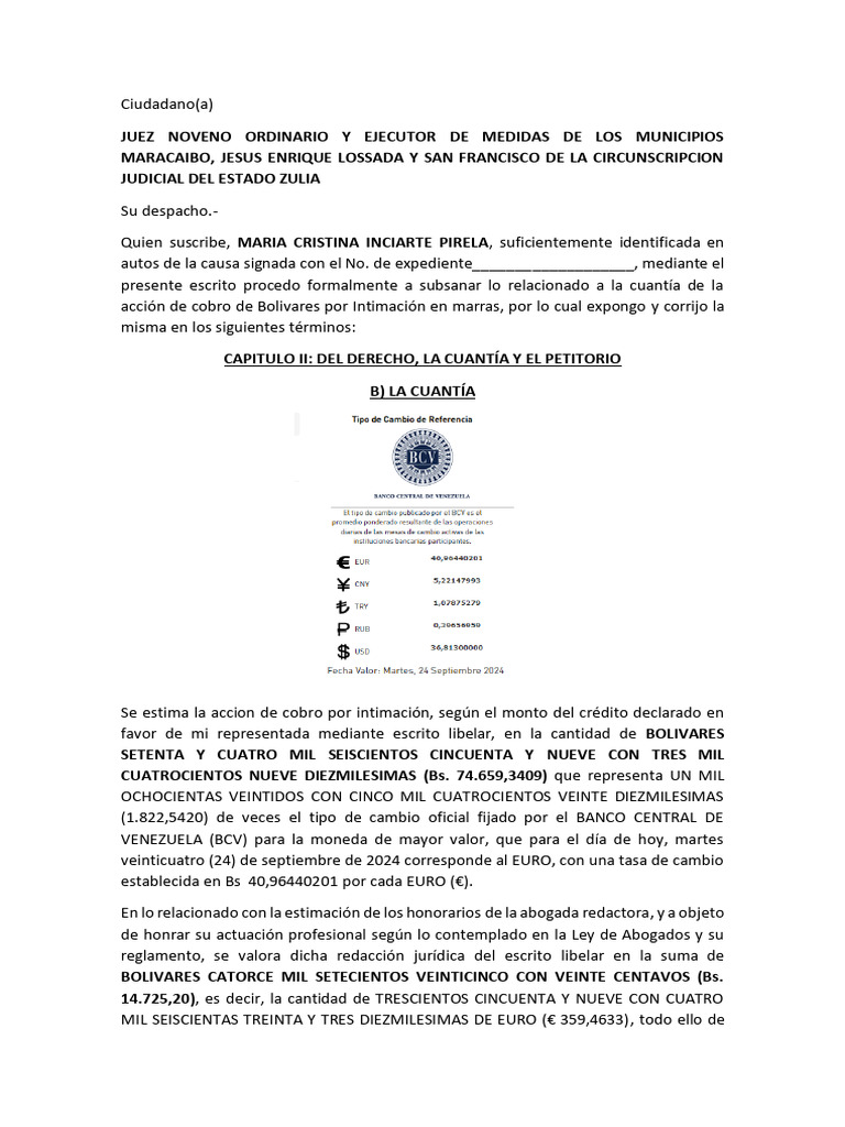 Subsanacion Exp Erika Mendivil | PDF | Justicia | Crimen y violencia