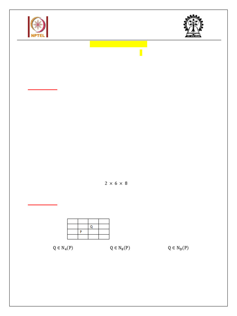 Digital Image Processing Week 2 Assignment | PDF | Subtraction ...