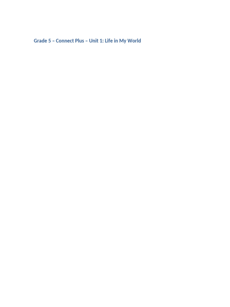 Grade 5 Ecosystems: Lessons & Activities | PDF | Rainforest | Forests
