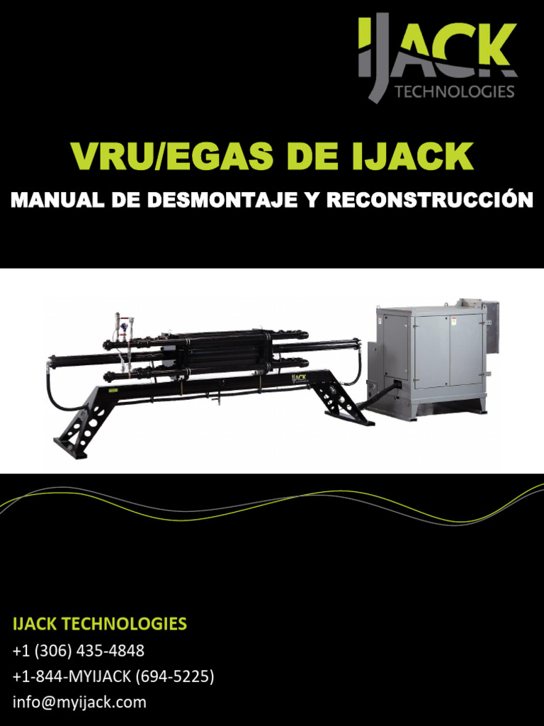 Manual de Desmontaje VRU/EGAS IJACK | PDF | Presión | Bomba