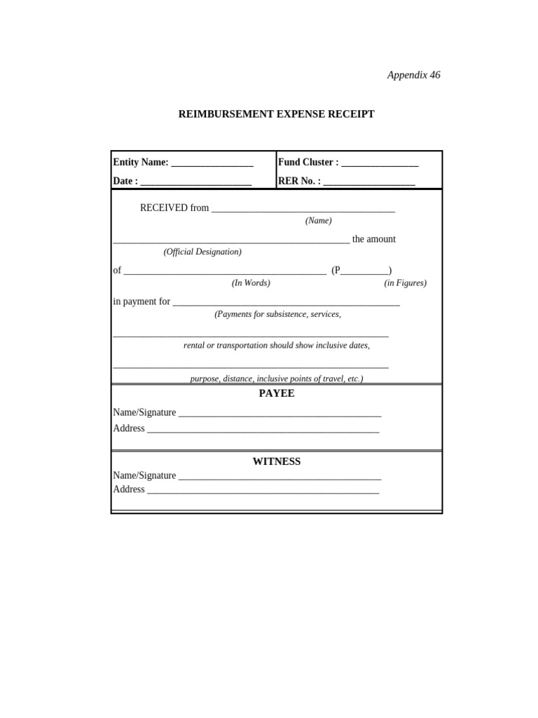 Appendix 46 RER | PDF