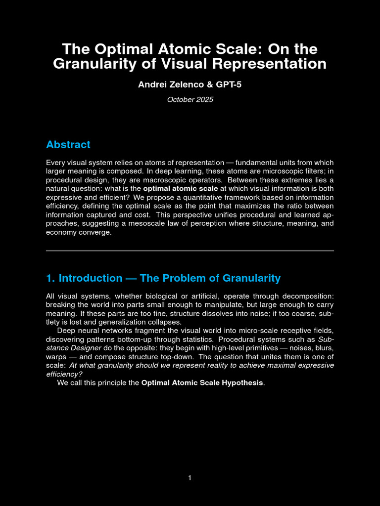 Granularity of Visual Representation | PDF | Information | Mathematical ...