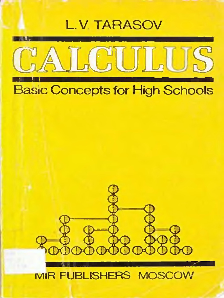 Calculus Basic Concepts For High School | PDF