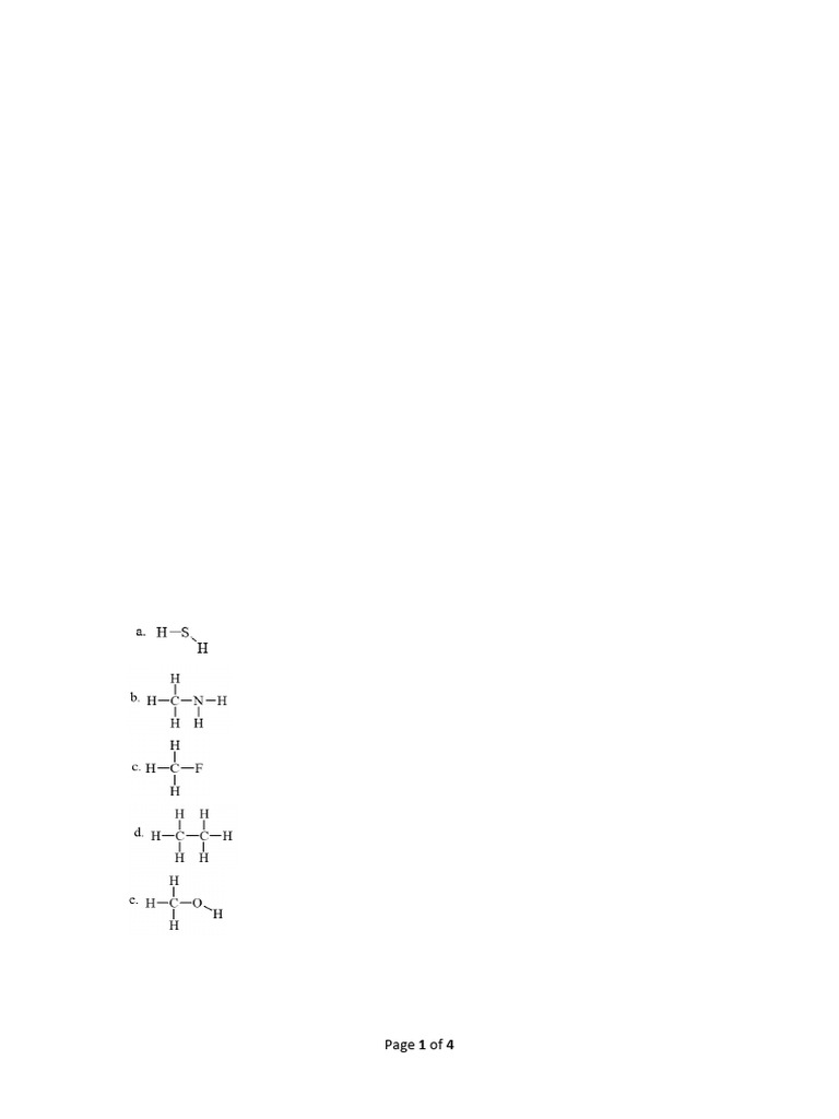 Chemistry Problem Set: Lewis Structures & VSEPR | PDF