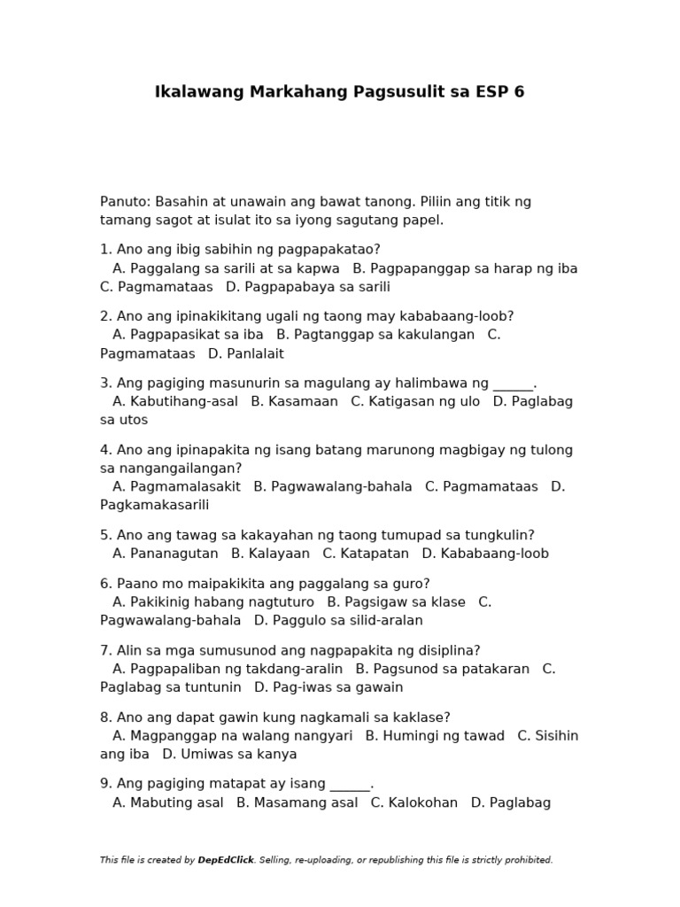 Q2 Esp | PDF