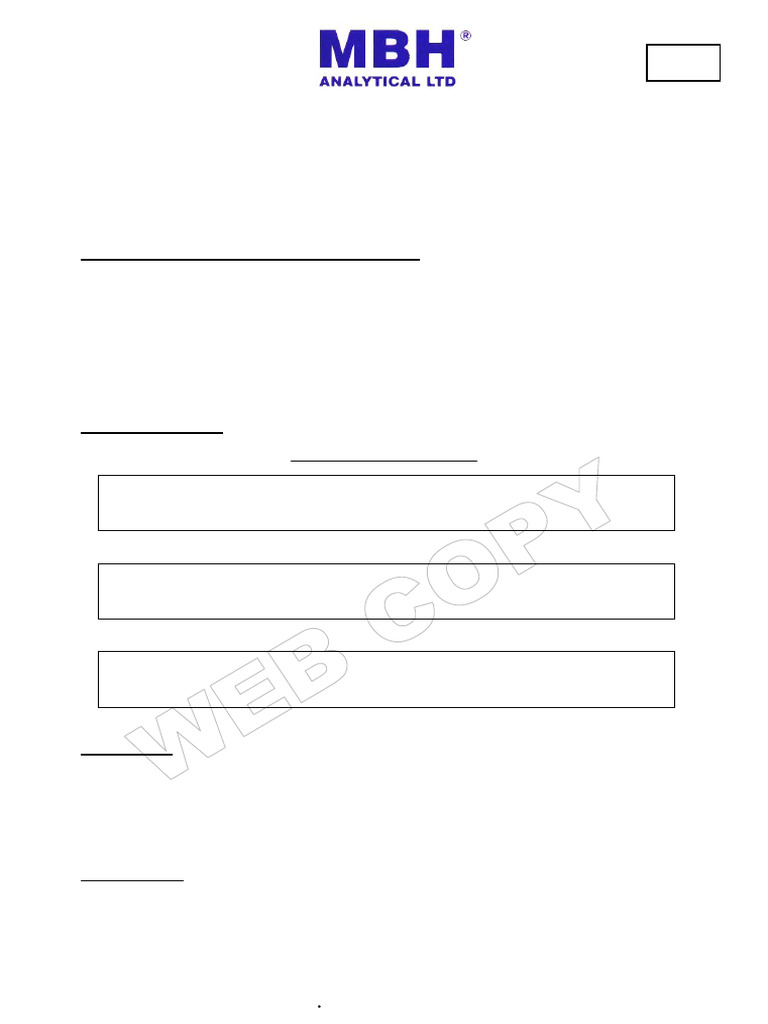 A Typical CRM Certificate | PDF | Chemistry | Physical Sciences