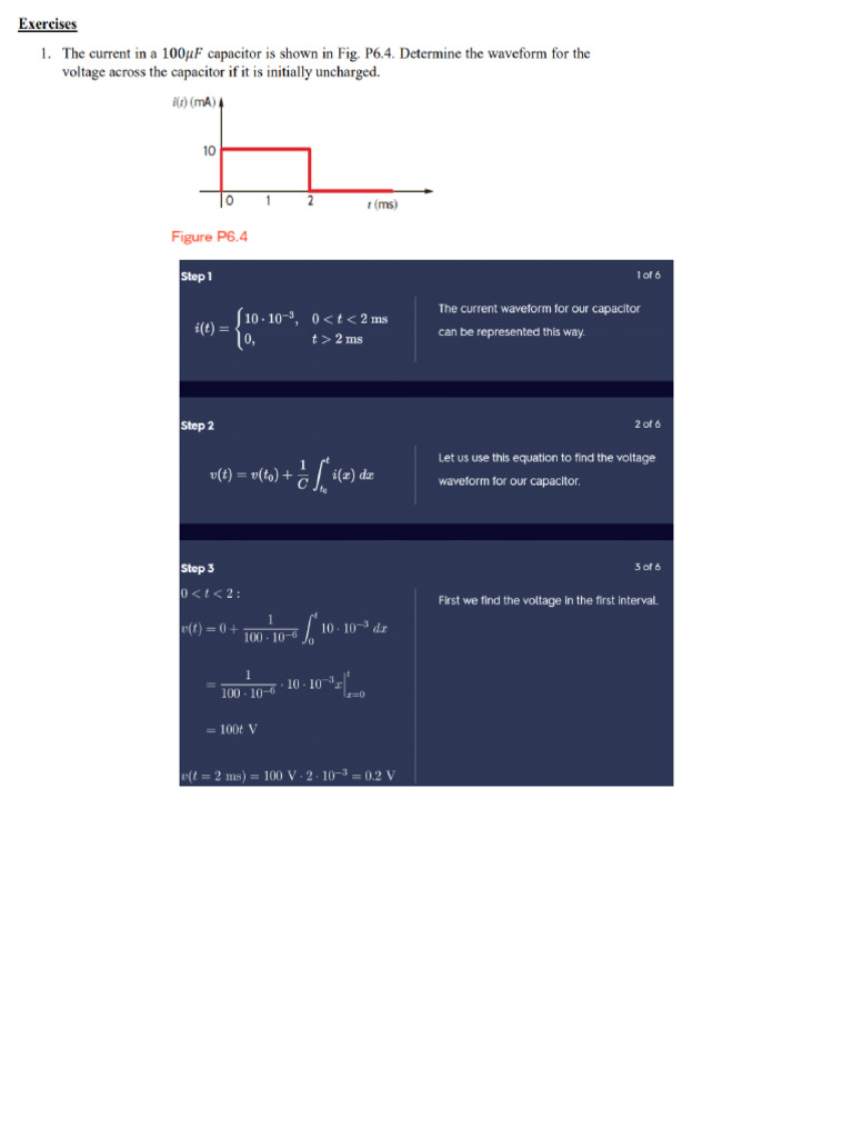 Electrical Circuit Exam TD4 | PDF