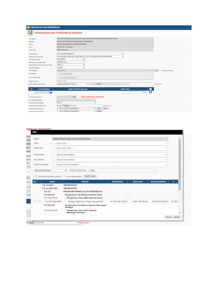 Cara Input Aset | PDF
