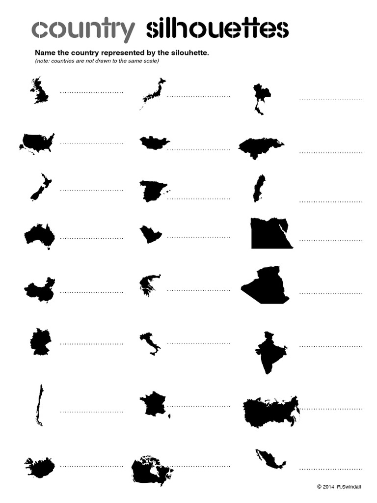 Country Silhouettes | PDF