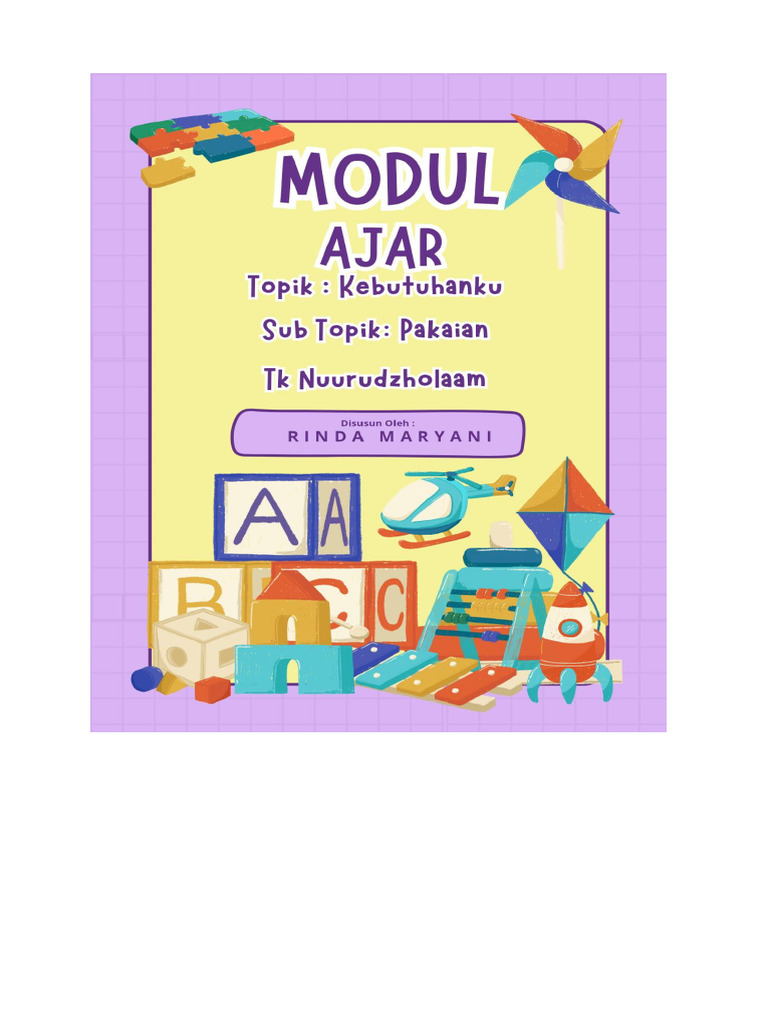 SPJ Bop TK Nuzo Tahap 1 Th. 2025 | PDF