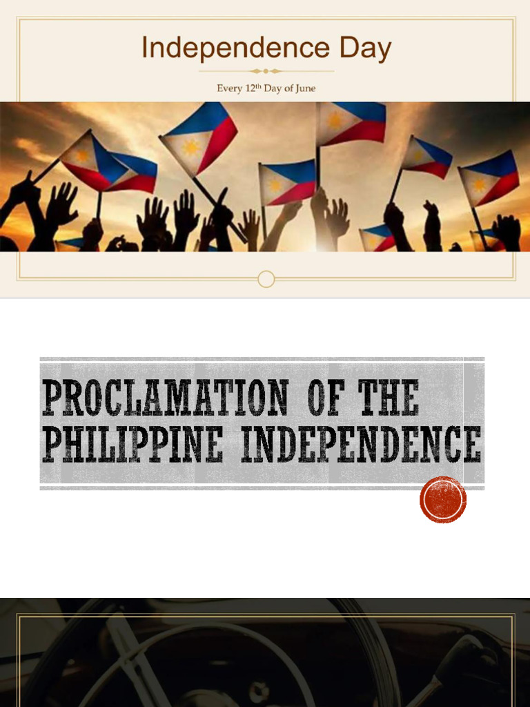 Proclamation of Philippine Independence 084459 | PDF