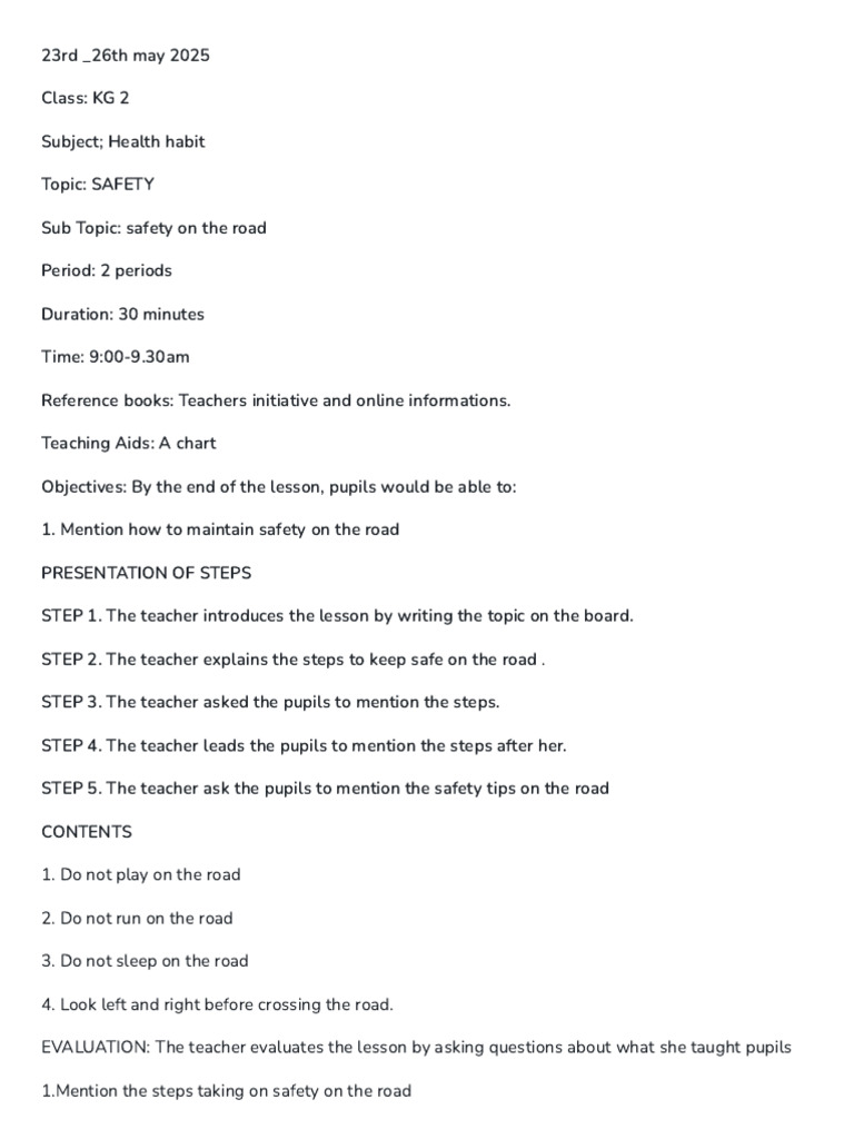 Health Habit Week5 | PDF