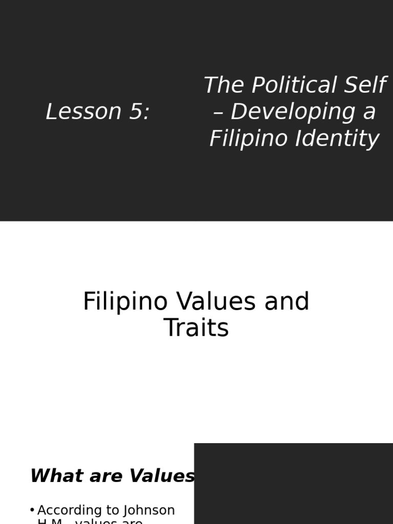 Filipino Identity and Values Explained | PDF | Value (Ethics) | Disciplines