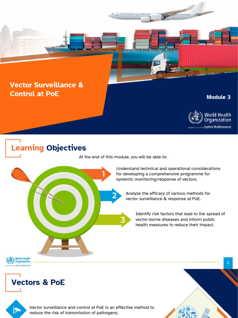 Vector Surveillance at Points of Entry | PDF | Mosquito | Infection